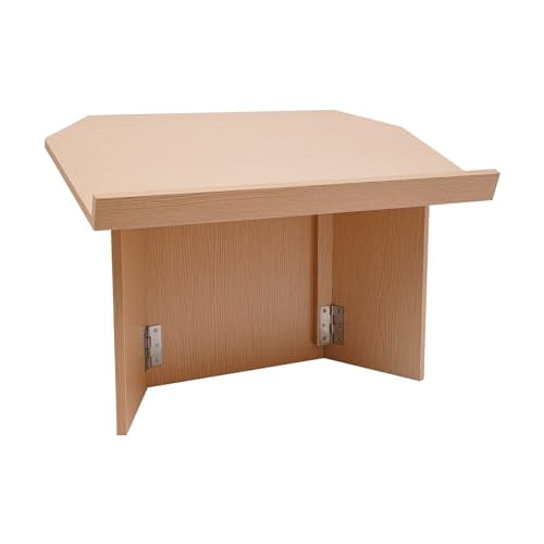 Foldable Tabletop Podium,Portable Desktop Lectern,Teacher Speaker Desk ...
