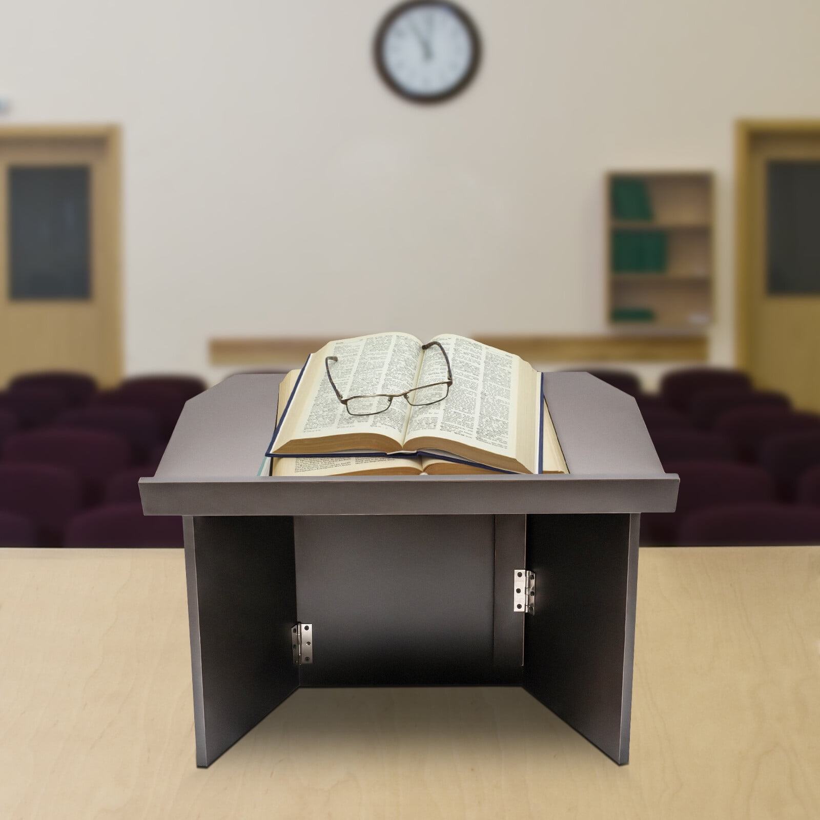 Foldable Tabletop Podium - Portable Presentation Podium, Lectern Book ...