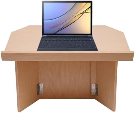 Foldable Tabletop Podium Portable Teacher Speaker Desk Lectern Podium ...