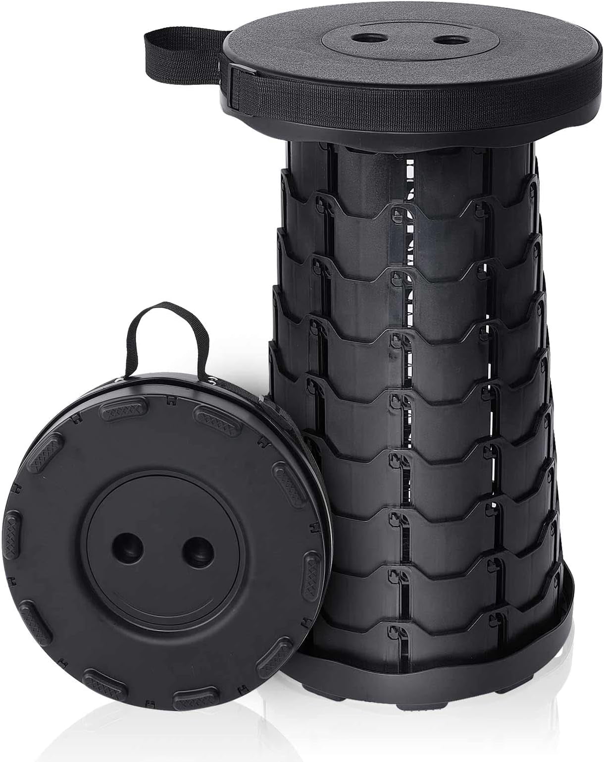 Foldable Telescoping Stool Portable, Retractable Stool for Adults ...