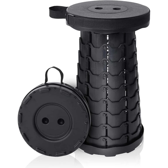 Foldable Telescoping Stool Portable, Retractable Stool for Adults ...