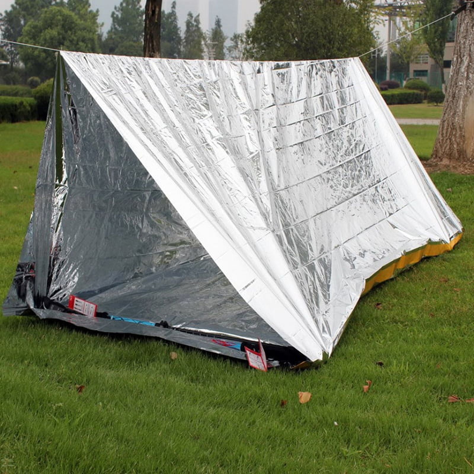Foldable Tent Emergency Survival Hiking Camping Shelter Outdoor ...