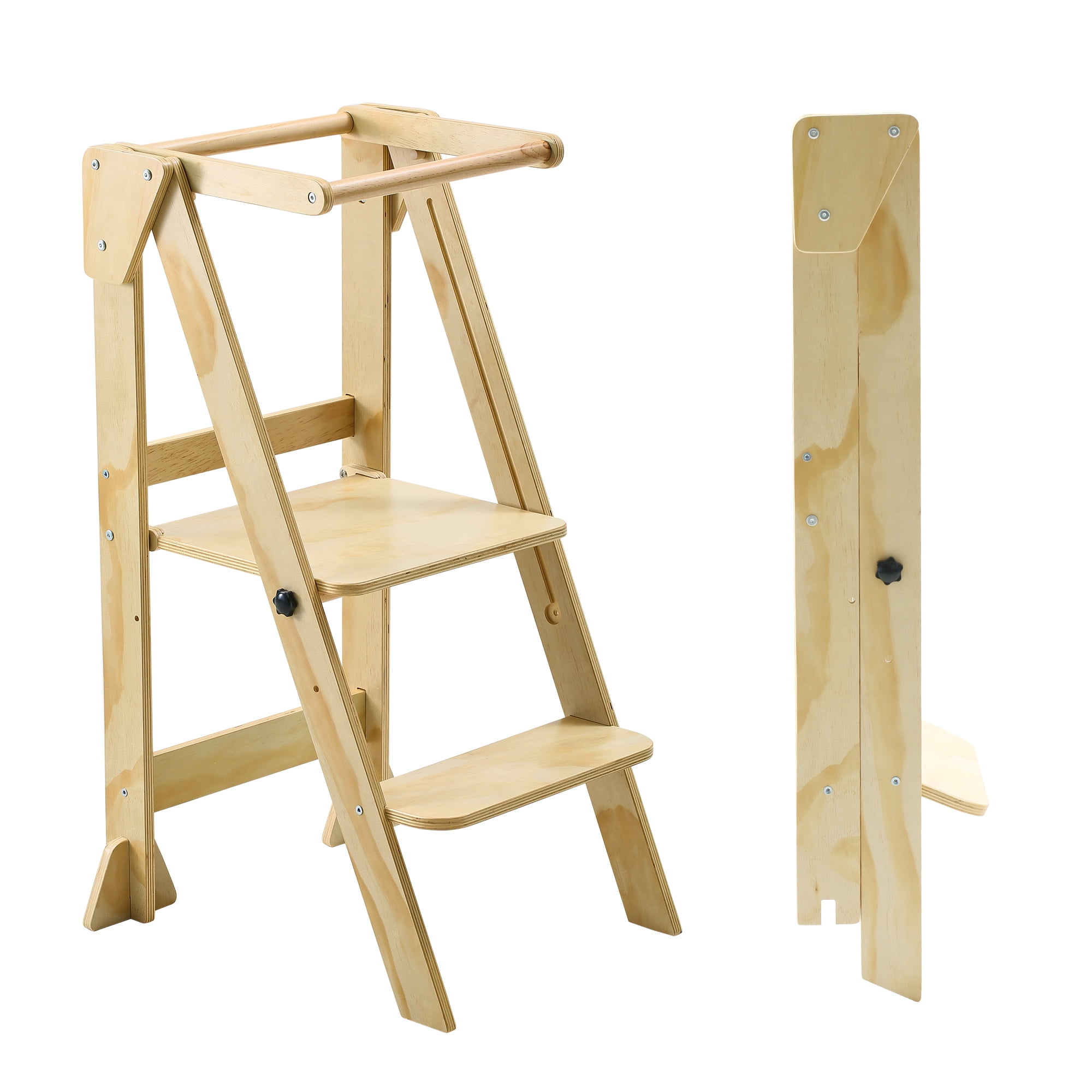 Foldable Toddler Kitchen Tower, Standing Stools for Toddlers and Kids 1 ...