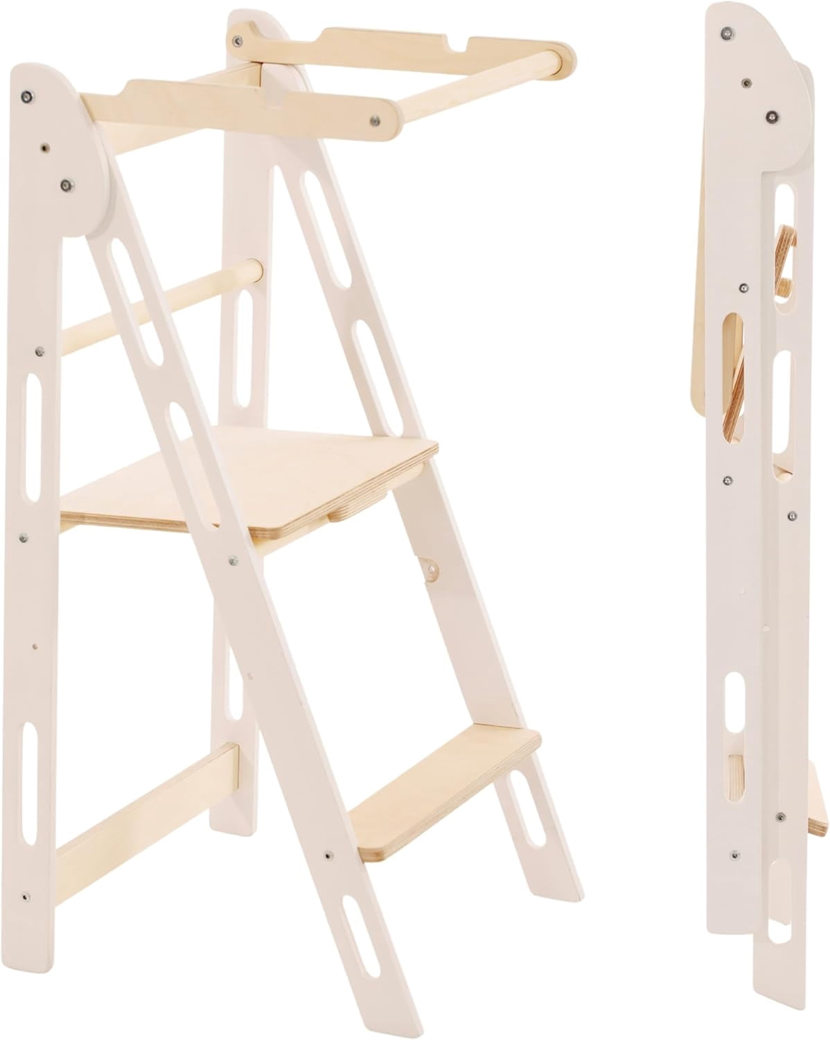 Foldable Toddler Tower, Step Stool for Kids, Foldable Kitchen Tower for ...