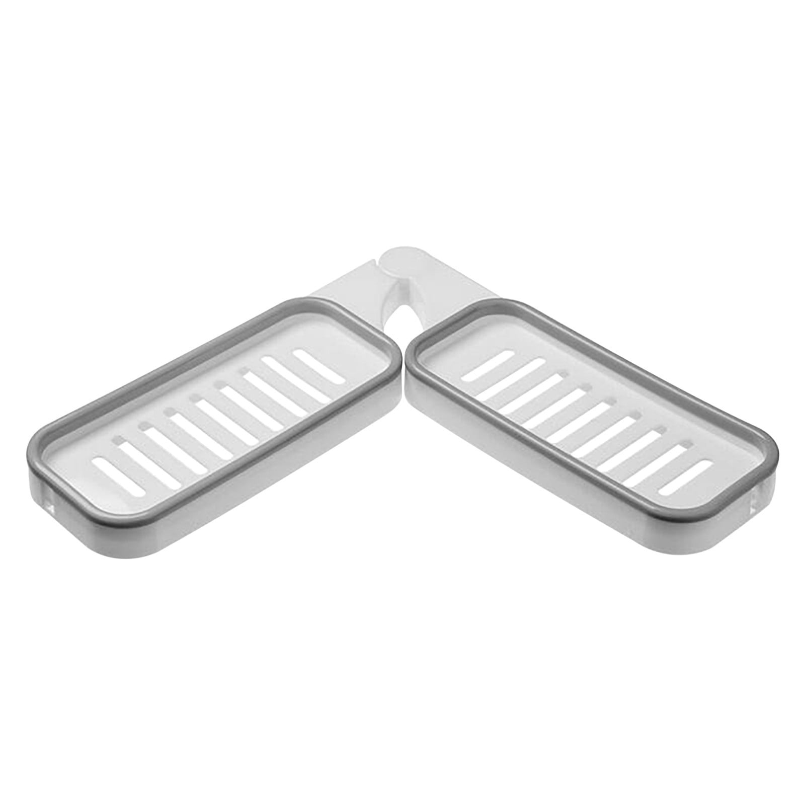 Foldable Toilet Corner Shelf-Creative Perforated Bathroom Storage Rack ...