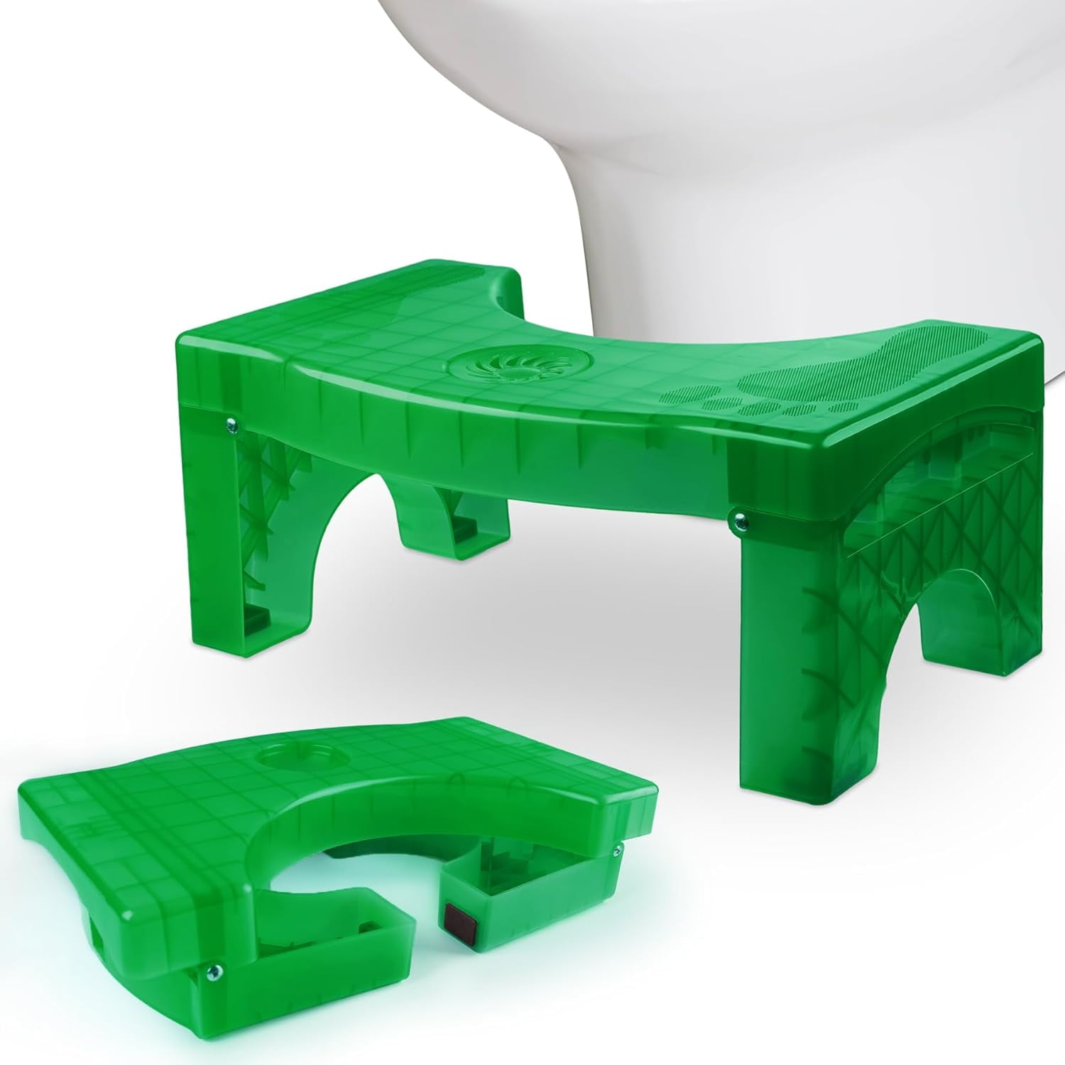 Foldable Toilet Potty Stool for Adults, 7" Heavy Duty Portable ...