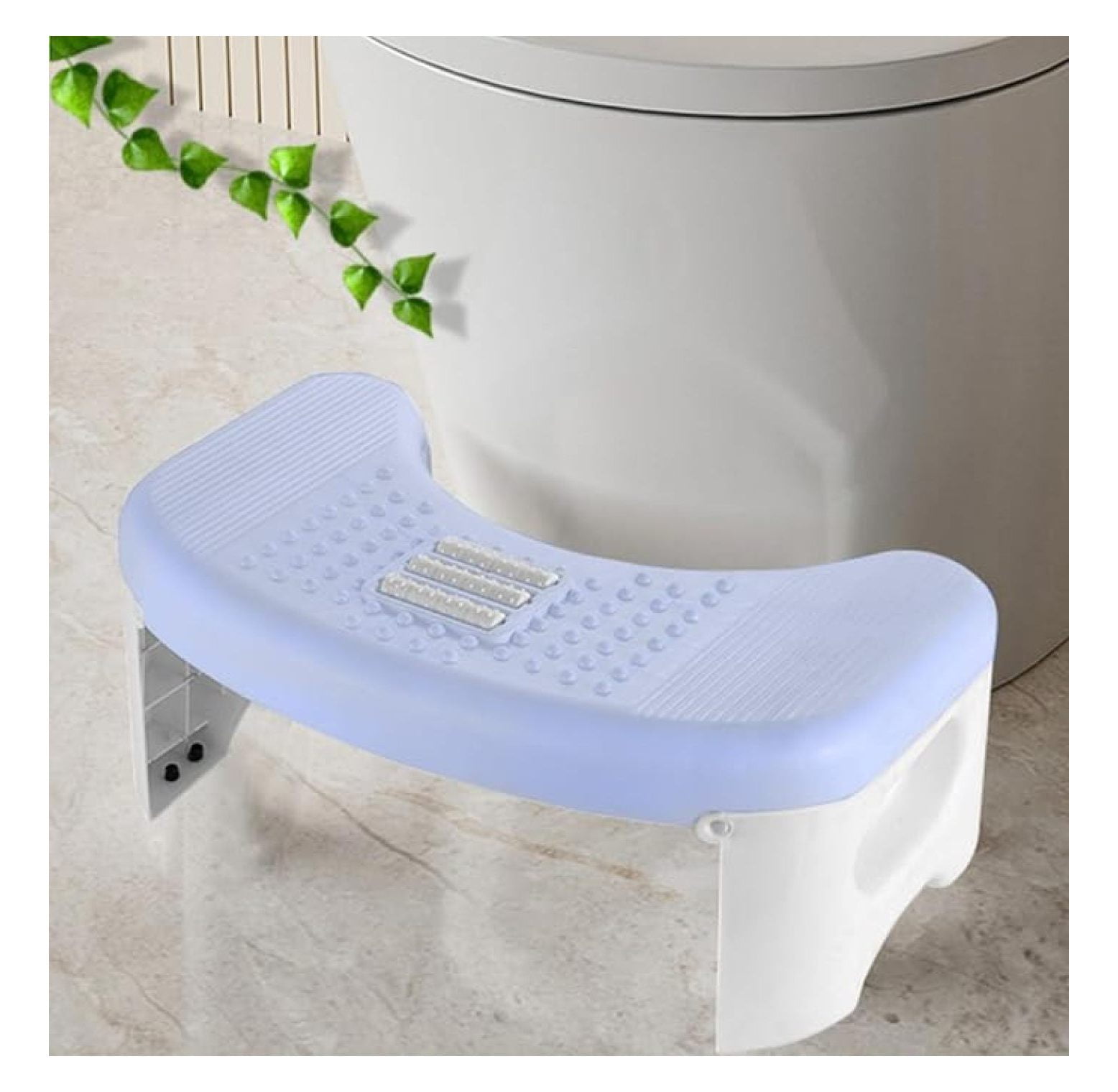 Foldable Toilet Stool, 7 Inch Bathroom Squat Toilet Poop Stool Adult ...