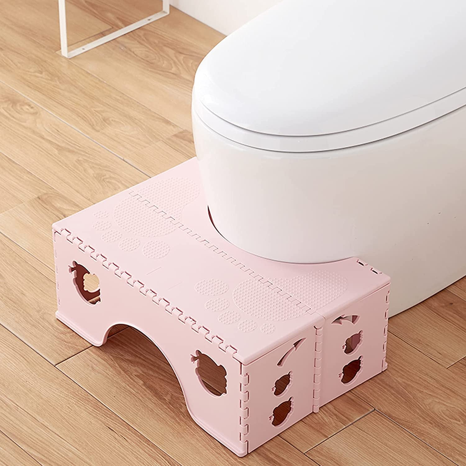 Foldable Toilet Stool, 7 inches Healthy Squatting Posture Poop Stool ...