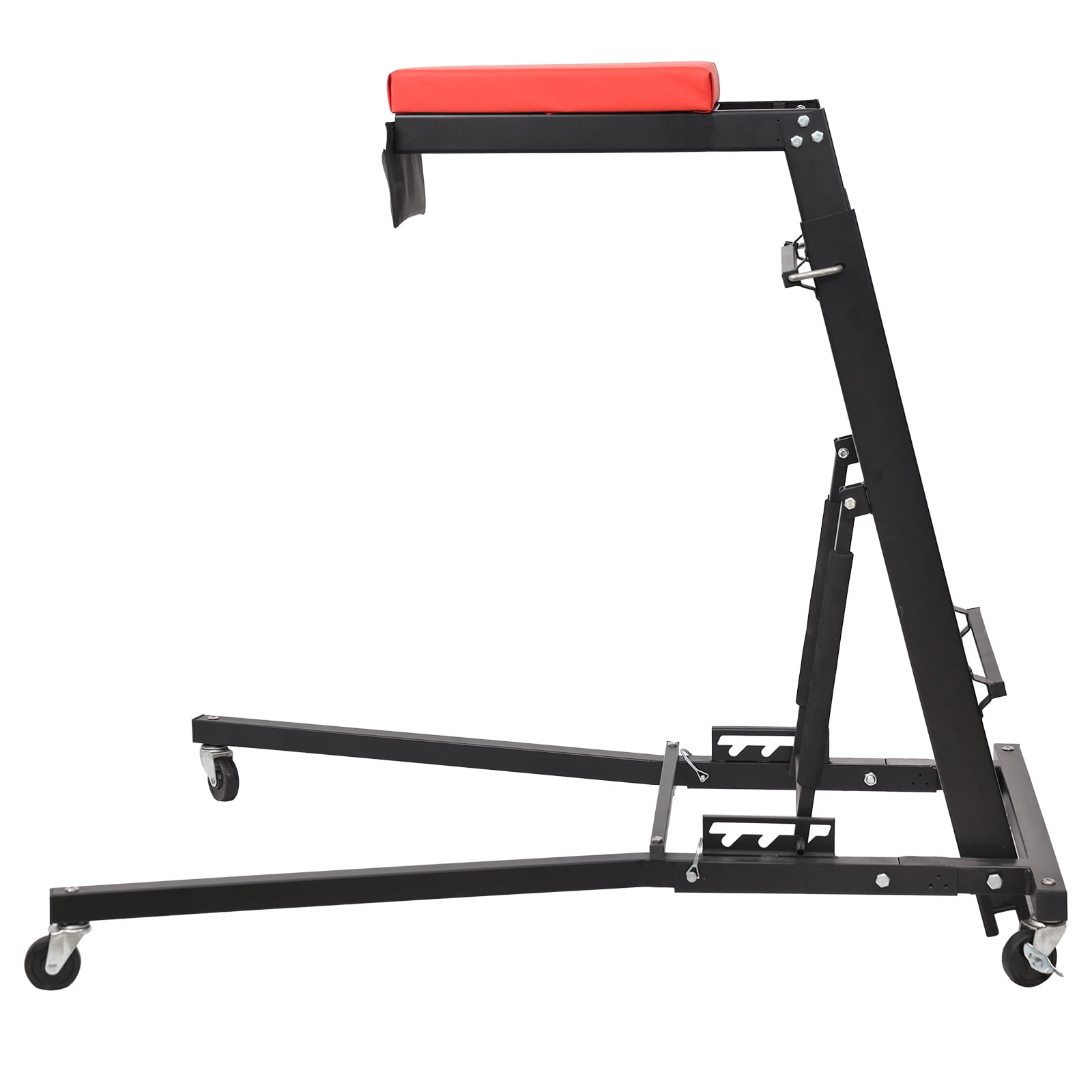 Foldable Overhead Mechanic Creeper, 400lbs Load Capacity, Red Black ...