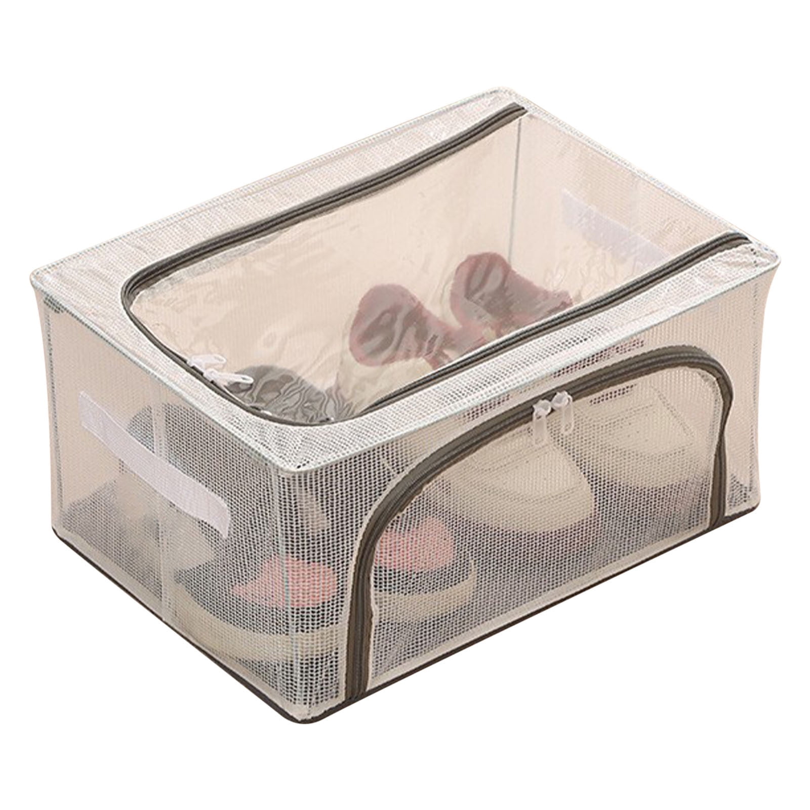 Foldable Transparent Shoe Storage Box | Clear Plastic Organizer with ...