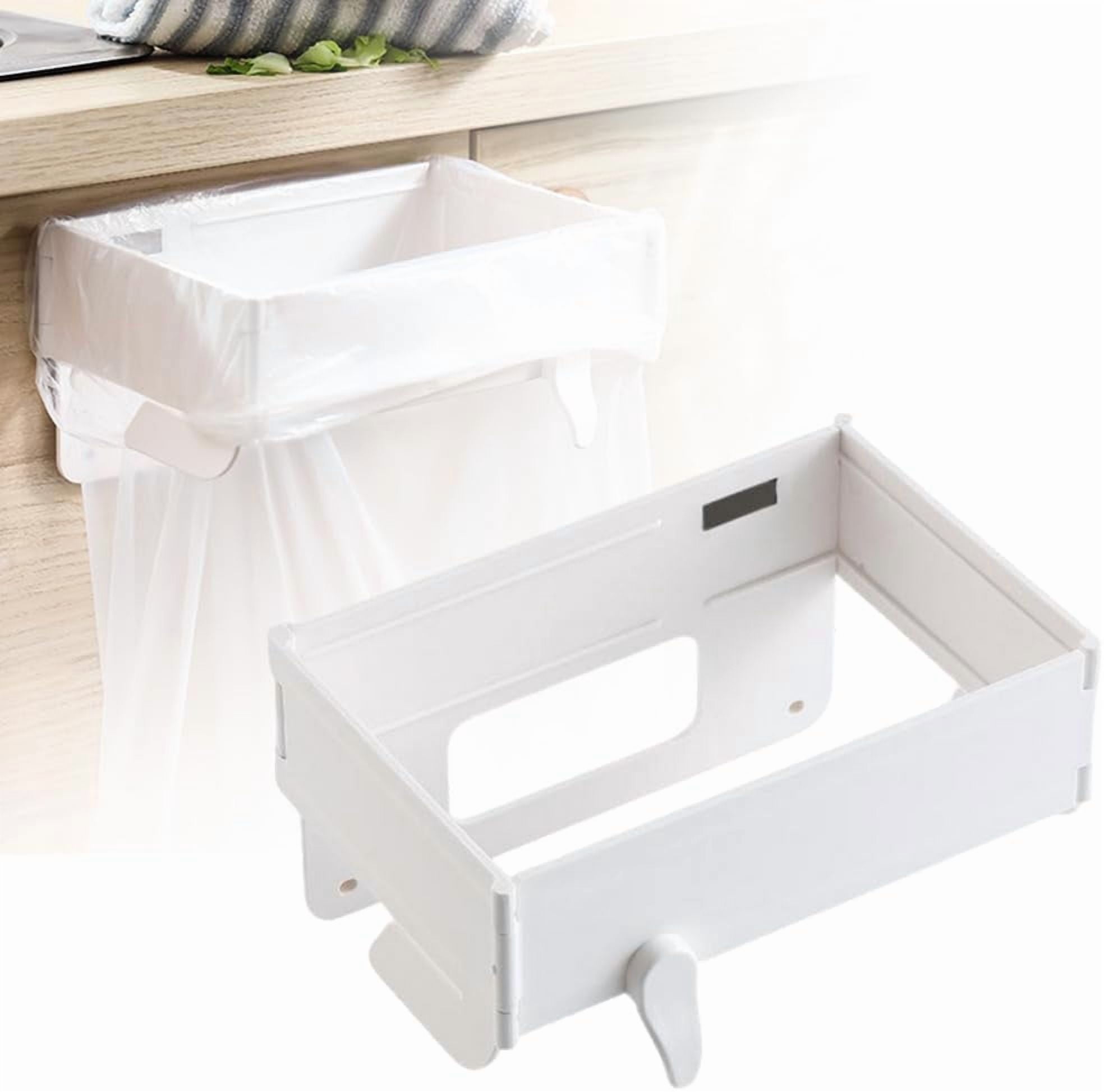 Foldable Trash Bag Holder, 2026 New Magnetic Closure Waste Bag Hanger ...