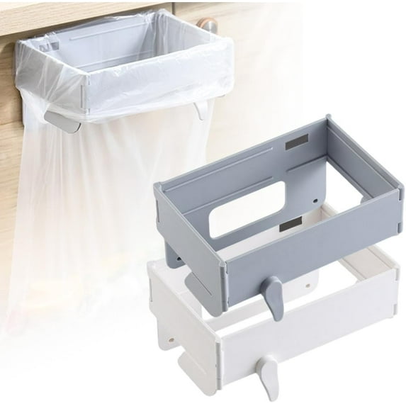 Foldable Trash Bag Holder, 2026 New Magnetic Closure Waste Bag Hanger ...