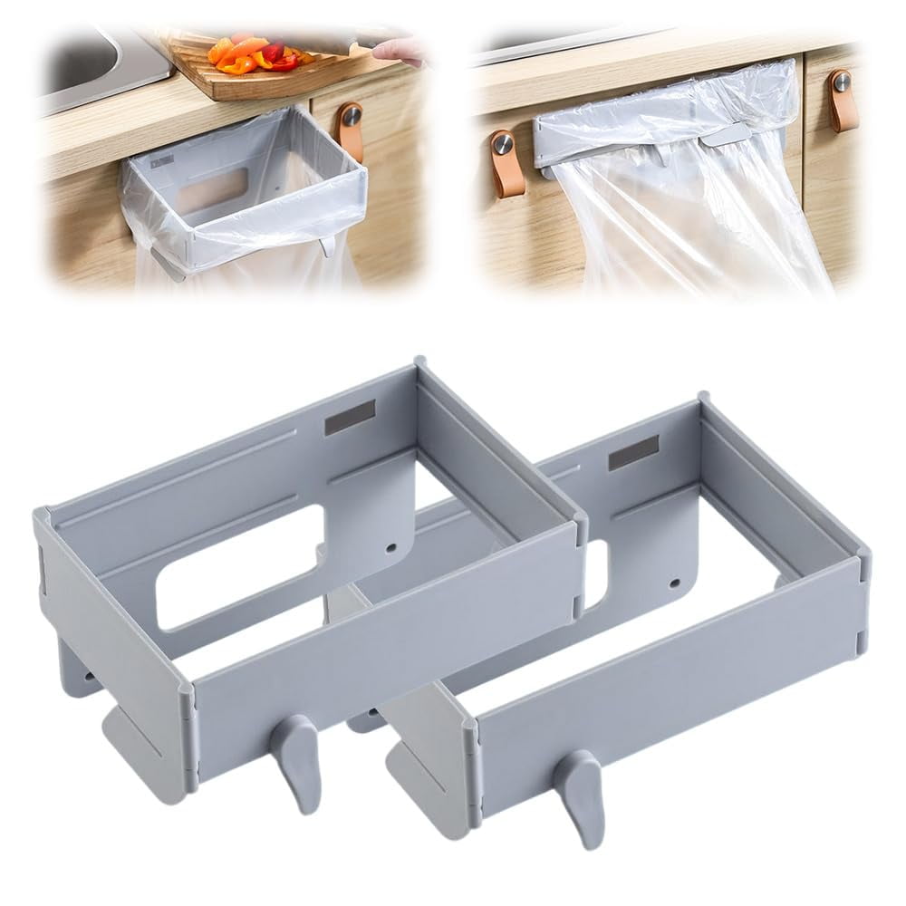 Foldable Trash Bag Holder, Magnetic Portable Trash Bag Holder Easy to ...