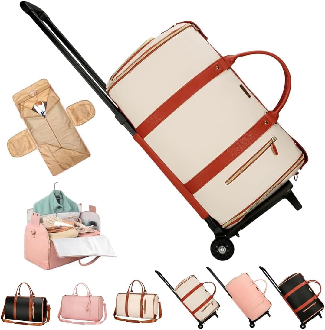 Foldable Travel Bag 2.0 with Wheels, Luxury Travel Bag with Trolley ...