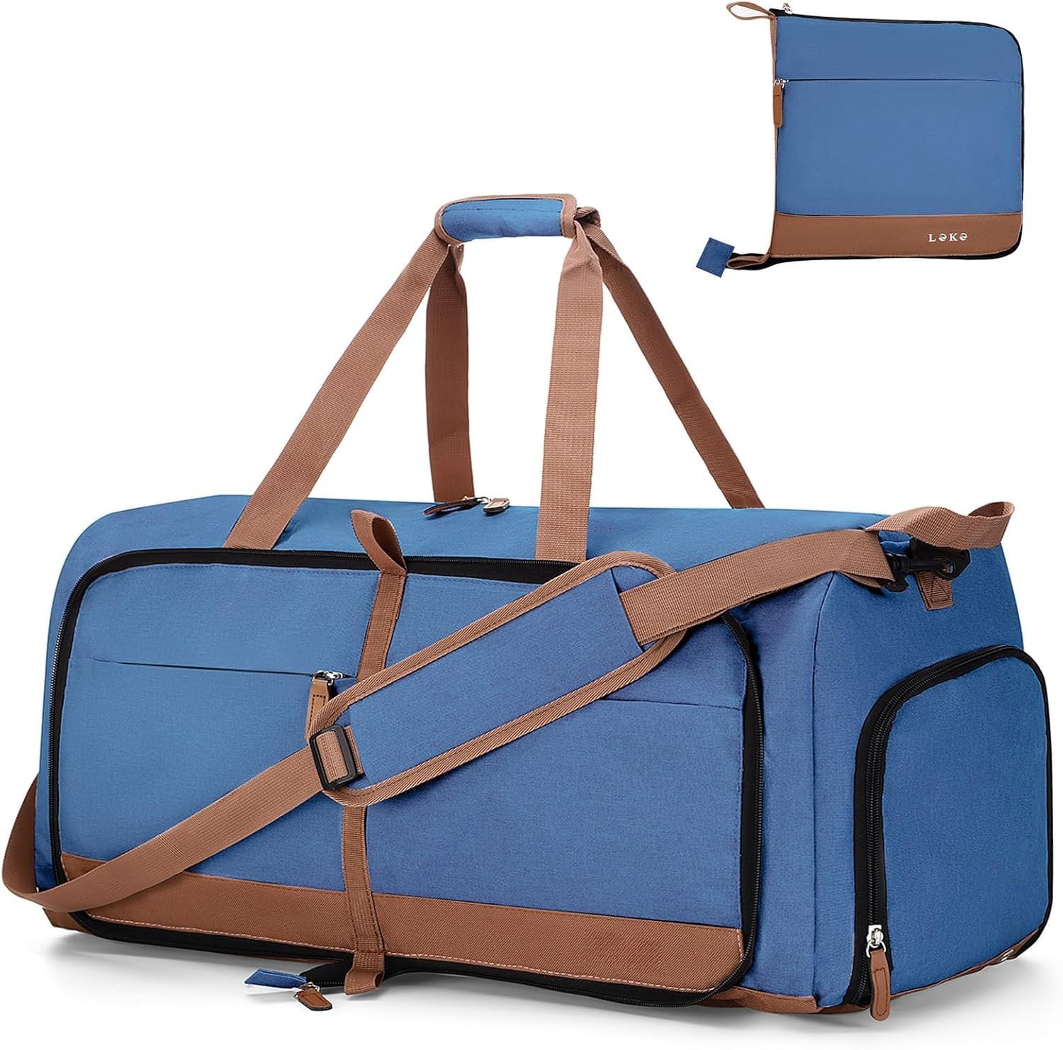 Foldable Travel Duffel Bag for Women, 80L Large Duffle Bag with ...