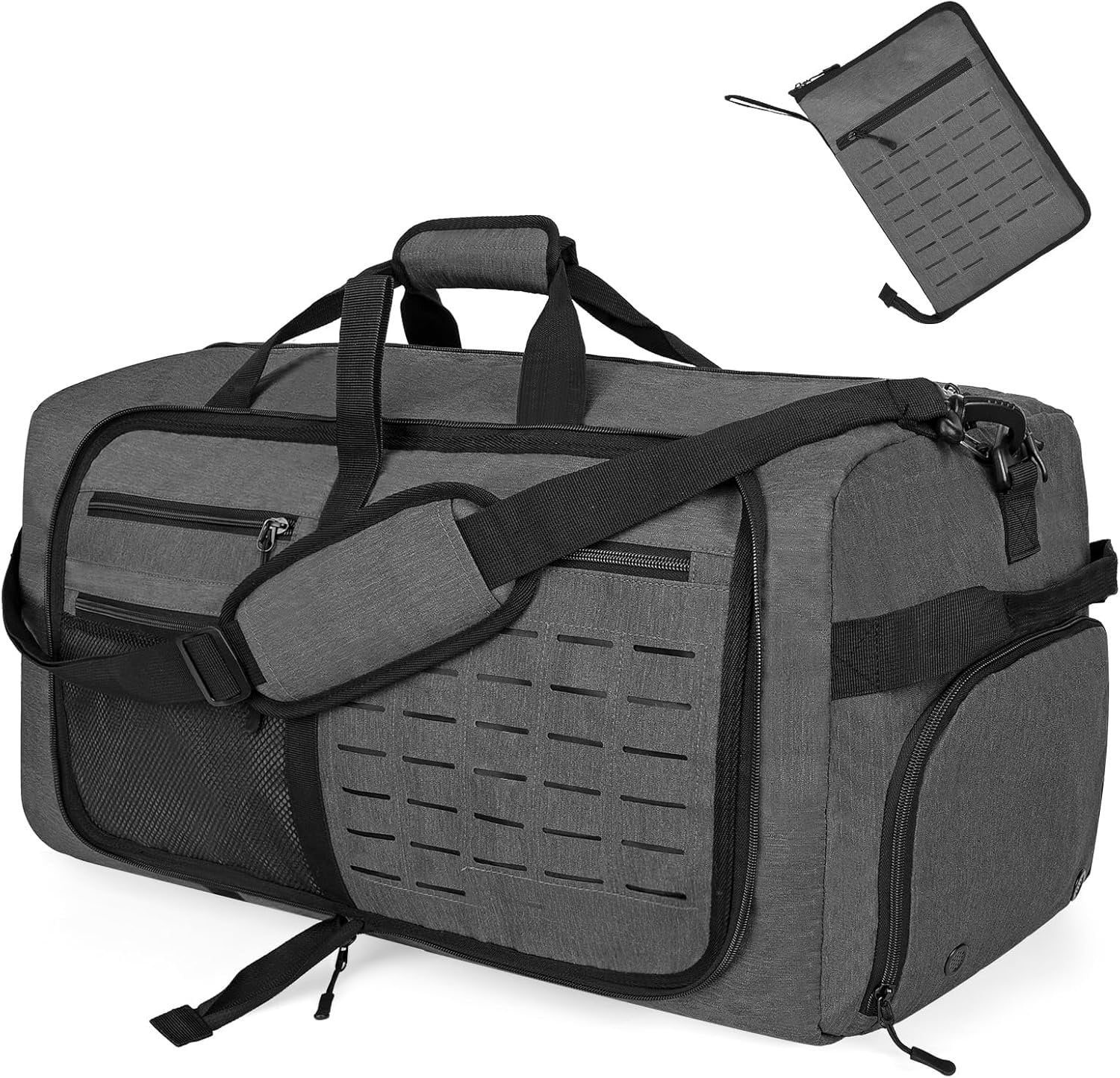 Foldable Travel Duffle Bag,Duffle Bag with Shoes Compartment and ...