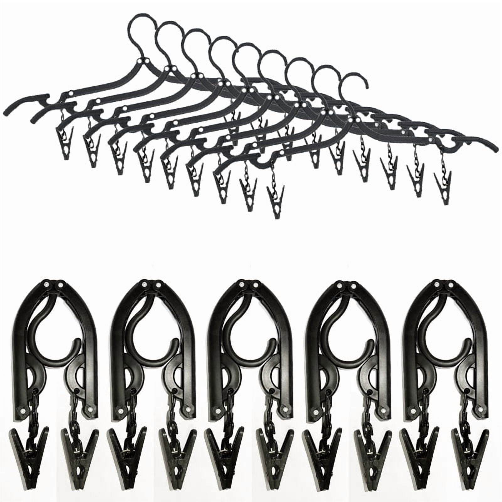 Foldable Travel Hangers 20 Pack w/20 Clips, Cruise Essentials 2025 ...