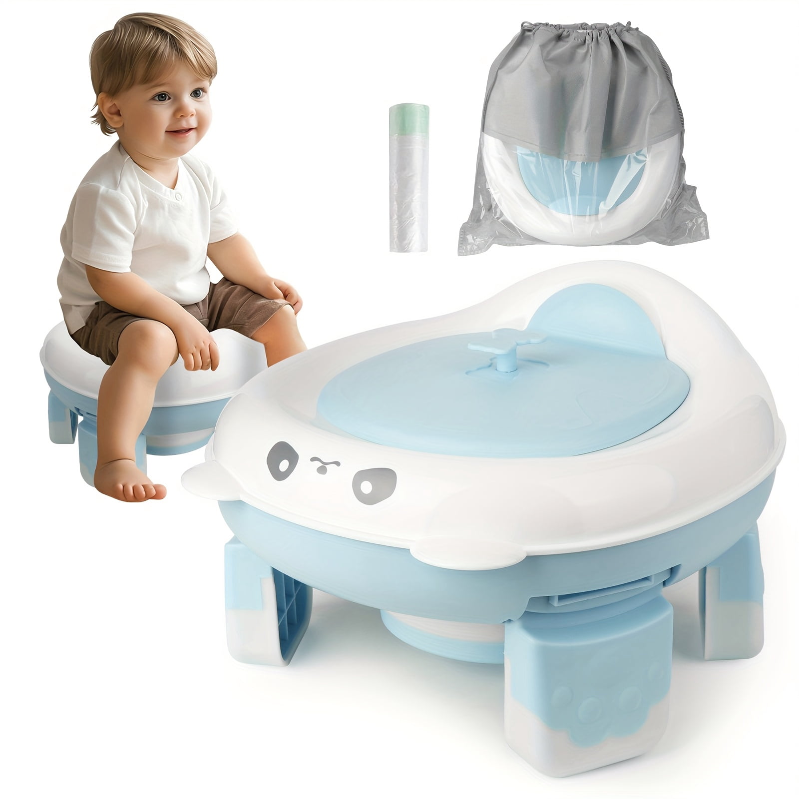 [Foldable Travel Potty] Portable Foldable Travel Potty Chair | Suitable ...