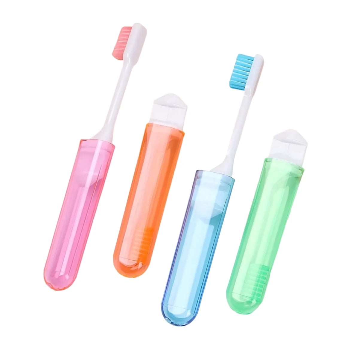 Foldable Travel Toothbrush, Portable Soft Bristles Toothbrushes Adults ...