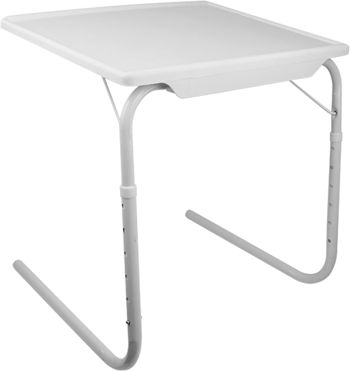 Foldable Tray Table Portable Sofa TV Tray 6 Heights 3 Angles Laptop ...