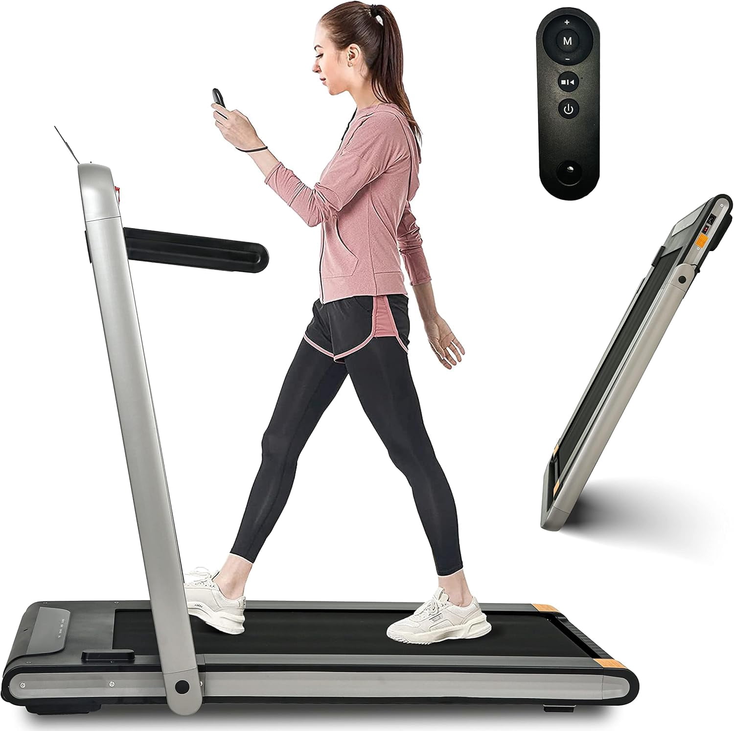 Foldable Treadmill with Incline, Folding Treadmill for Home Electric ...