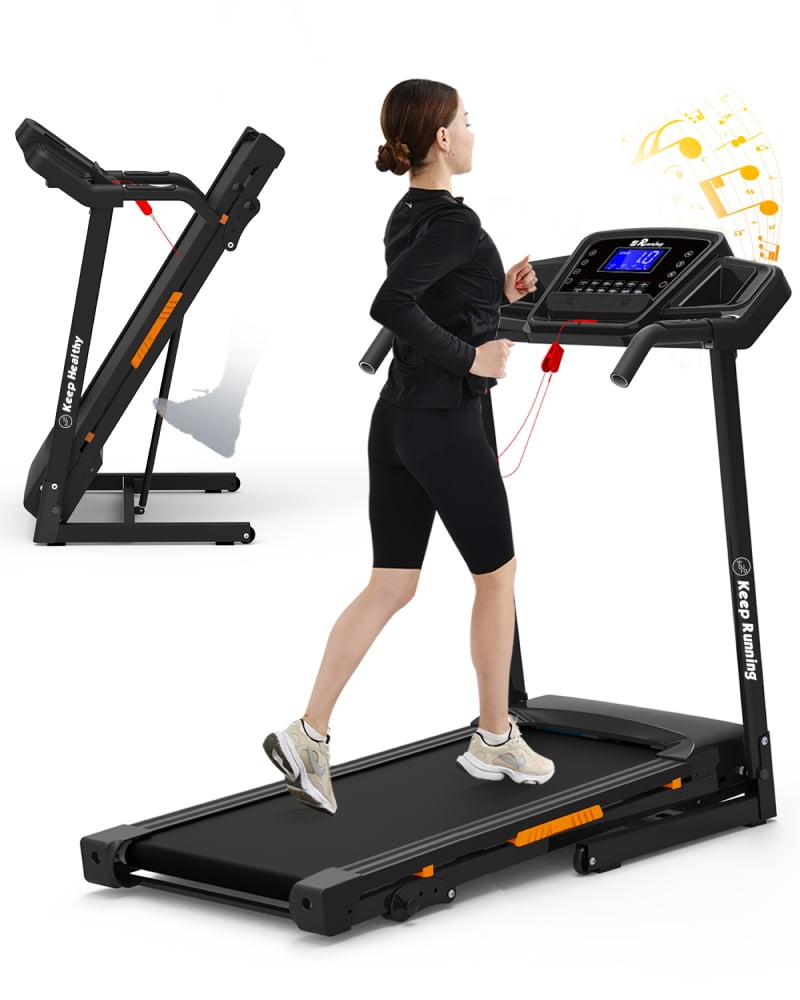 Foldable Treadmill with Incline, Foldable Home Fitness Equipment with ...