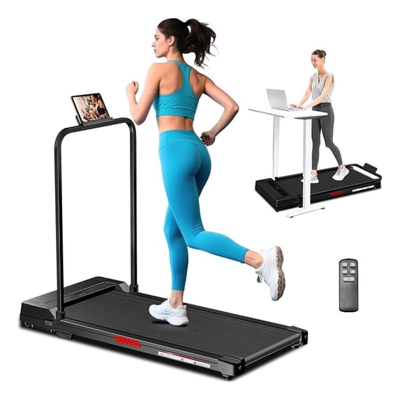 Foldable Treadmill for Home, Walking Pad for Small Spaces - 300 LBS ...