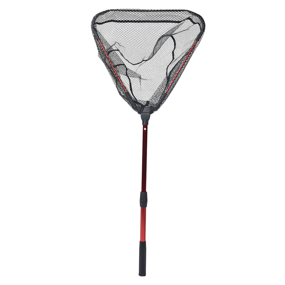Foldable Triangular Fishing Net with Telescopic Handle Fish Catching ...
