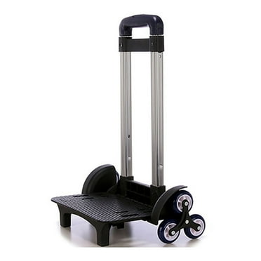 IvyH Compact Folding Backpack Trolley, Aluminium Cart, 6 Wheels, for ...