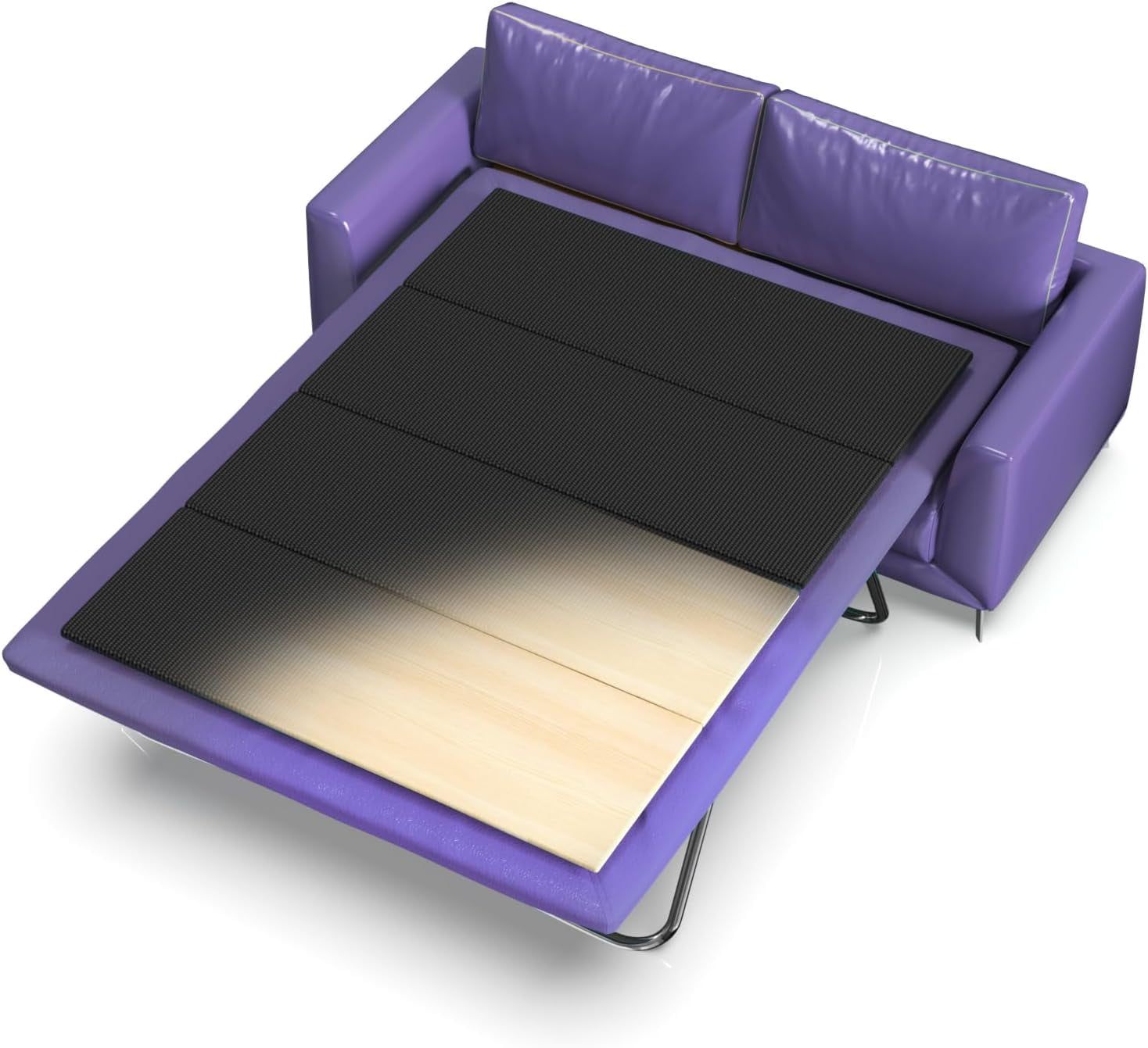 Foldable Twin Bed Foundation - 48"x48" Bunkie Board & Support Slats, No ...