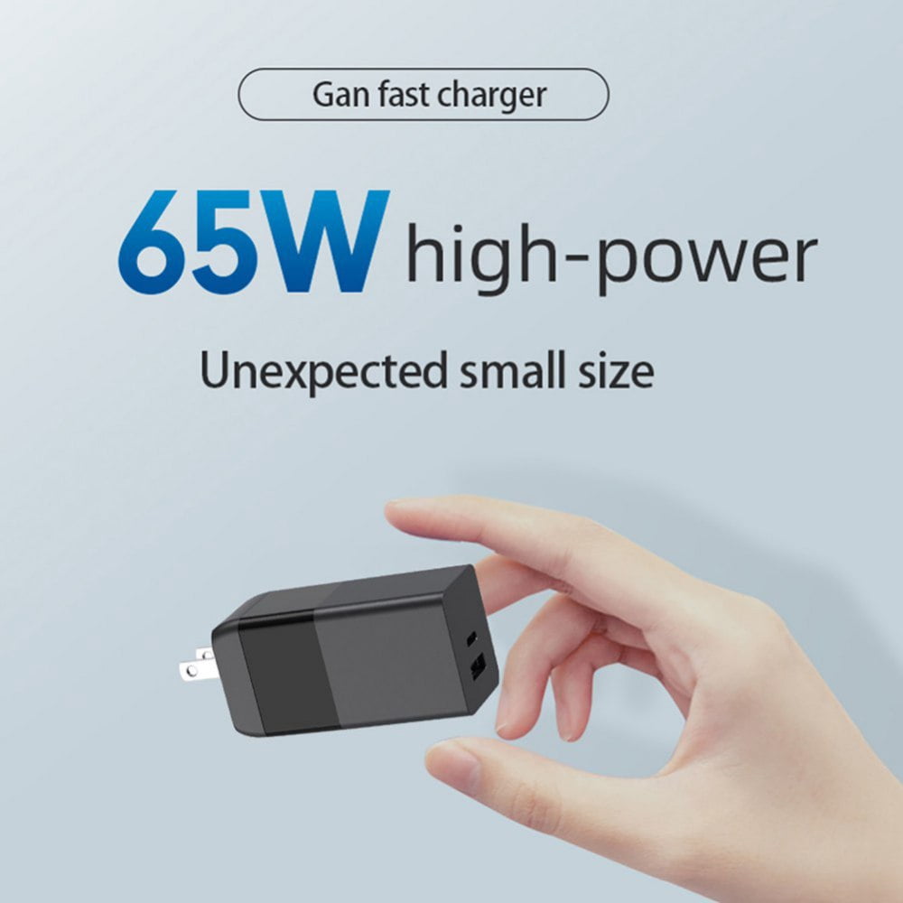 Foldable USB C Fast Cahrger,Mini PD Wall Charger with 2 Ports Fast ...
