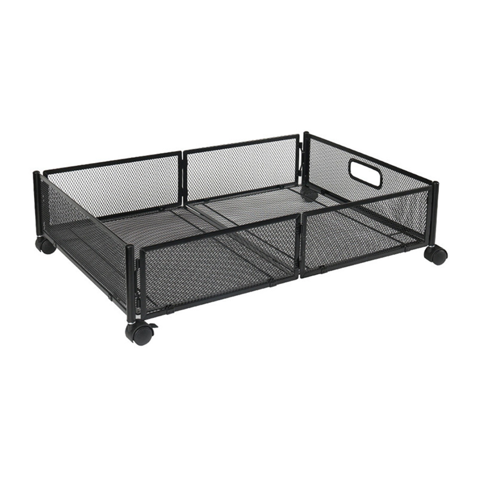 Foldable Underbed Shelf Under Sofa With Wheels Storage Box Underbed ...