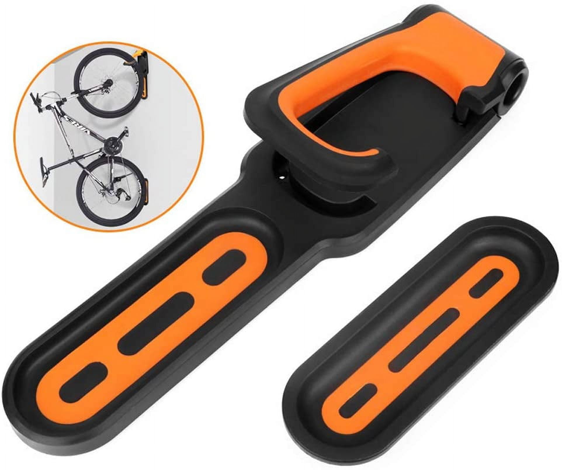 Foldable Vertical Bike Rack, Wall-Mounted Heavy Duty Storage for Bikes ...