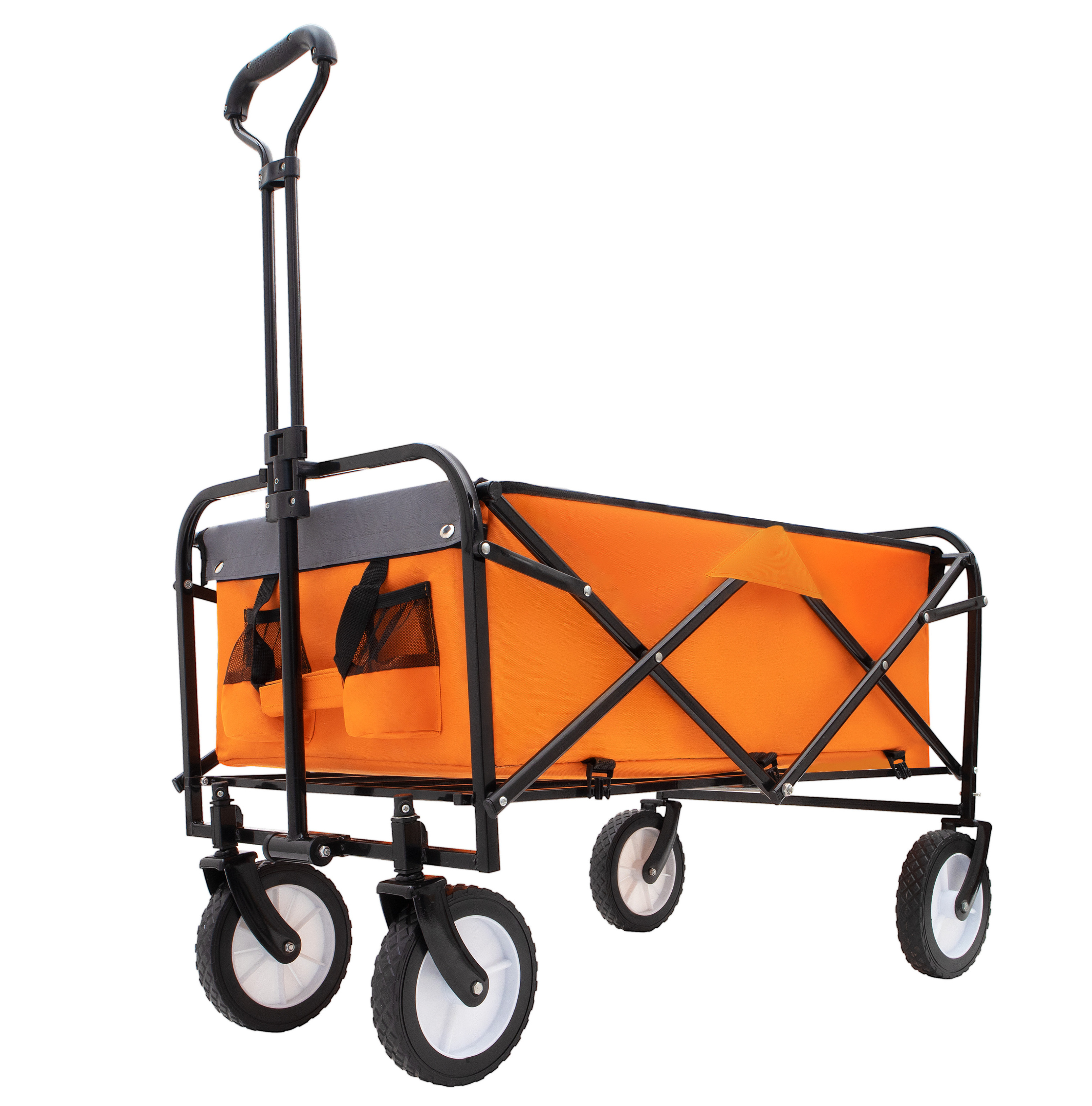 Foldable Wagon Cart - Heavy Duty 360lbs Capacity, Beach & Utility Wagon ...