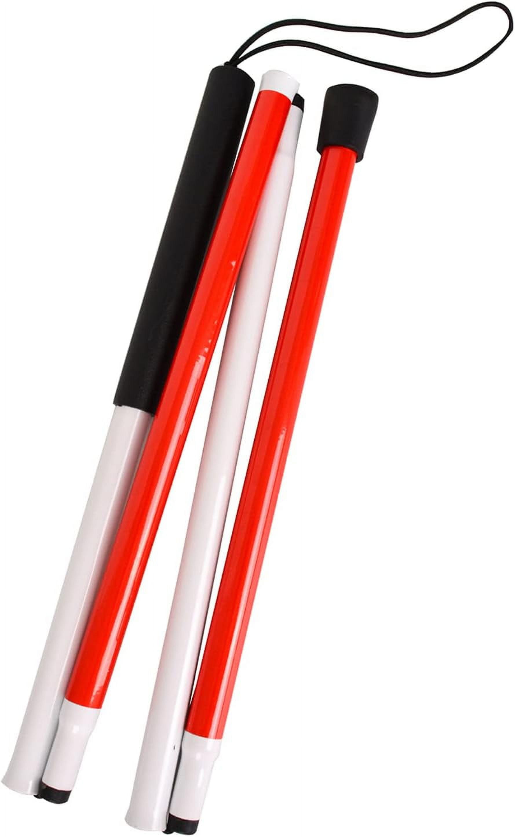 Foldable Walking Cane Aluminum Reflective Folding Walking Stick Folding ...