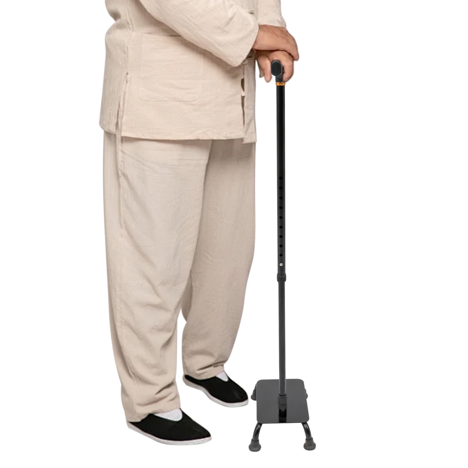 Foldable Walking Cane Seat with Adjustable Height (33.46-41.34 inches ...