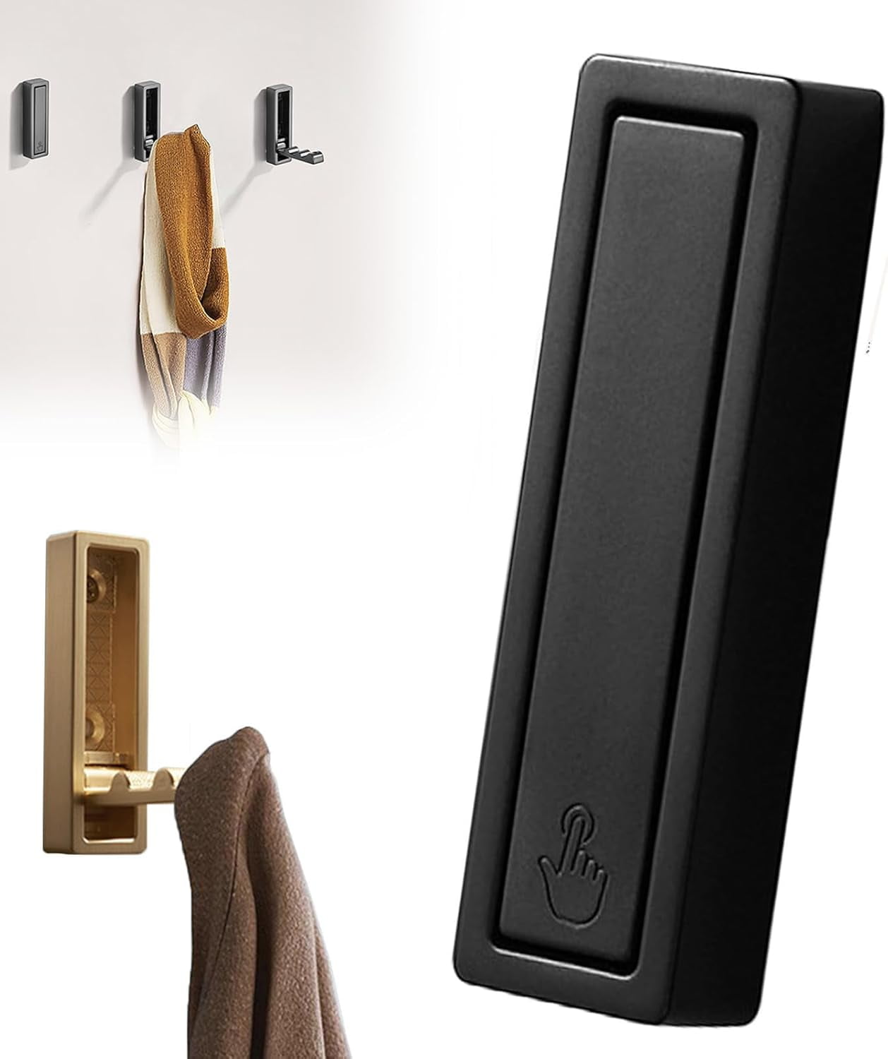 Foldable Wall Hook,Folding Coat Hooks Wall Mount,Flip Down Hook Folding ...