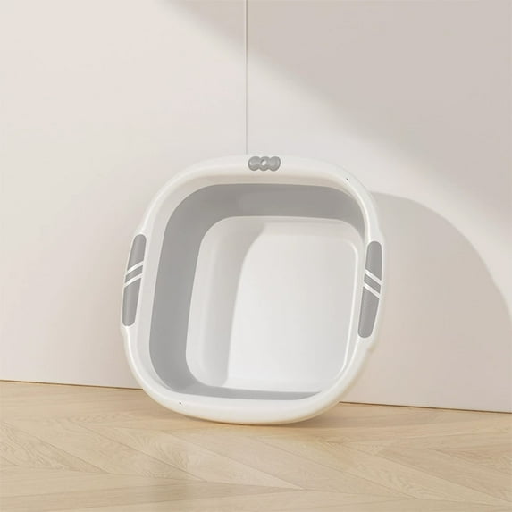 Foldable Wash Basin - Collapsible Space-saving Design, Non-slip Bottom ...