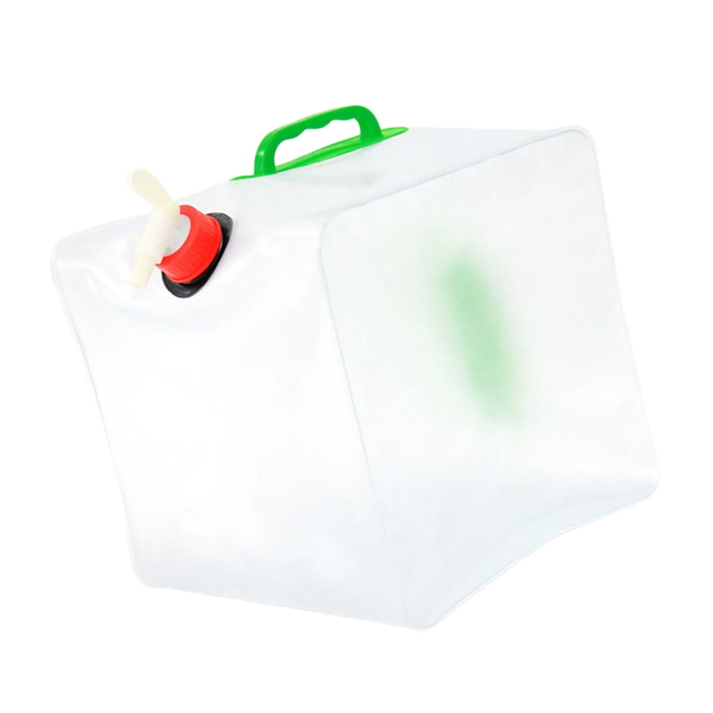 Foldable Water Container with Tap Camping Portable Water Carriers ...