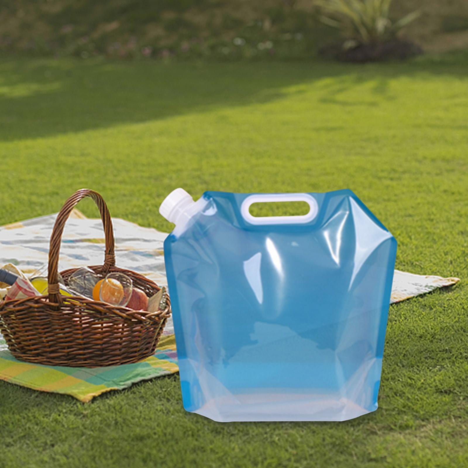 Foldable Water Tank Container Bag 5L 1.3 Gallon Emergency Water Jug ...