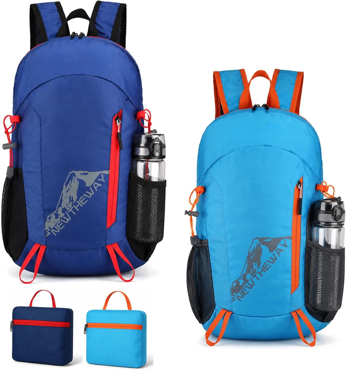 Foldable Waterproof Camping Backpack, Ultra Lightweight Packable Hiking ...