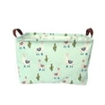 Foldable Waterproof Laundry & Storage Basket with Handles — Multi ...