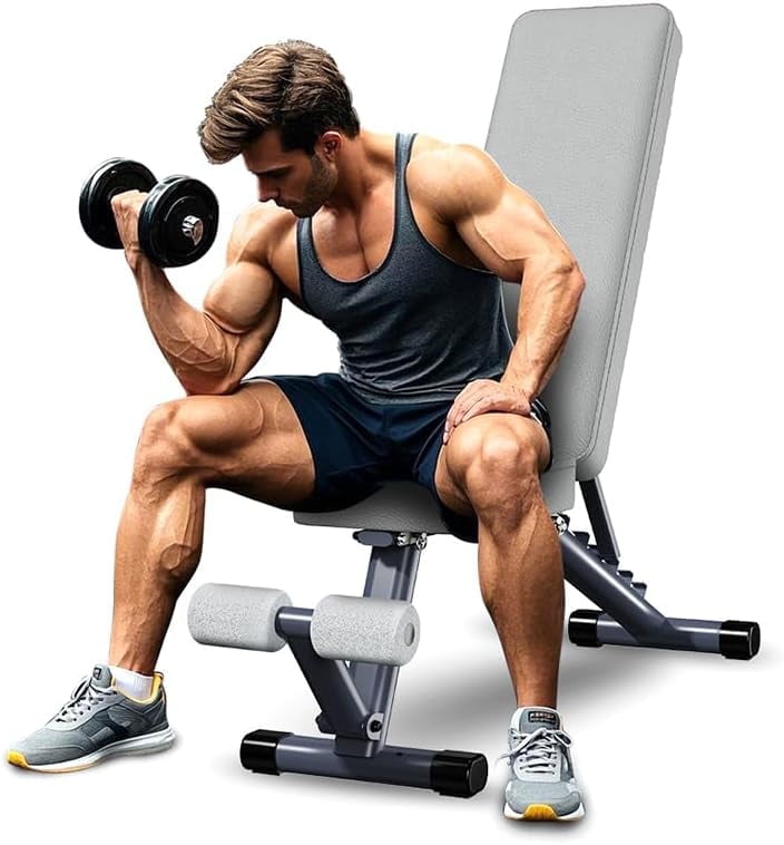 ATHSPO Foldable Weight Bench for Home Gym,Adjustable Workout Benches ...