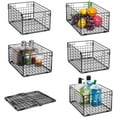 X-Cosrack Large Kitchen Storage Hanging Organization, 6 Pack Foldable ...