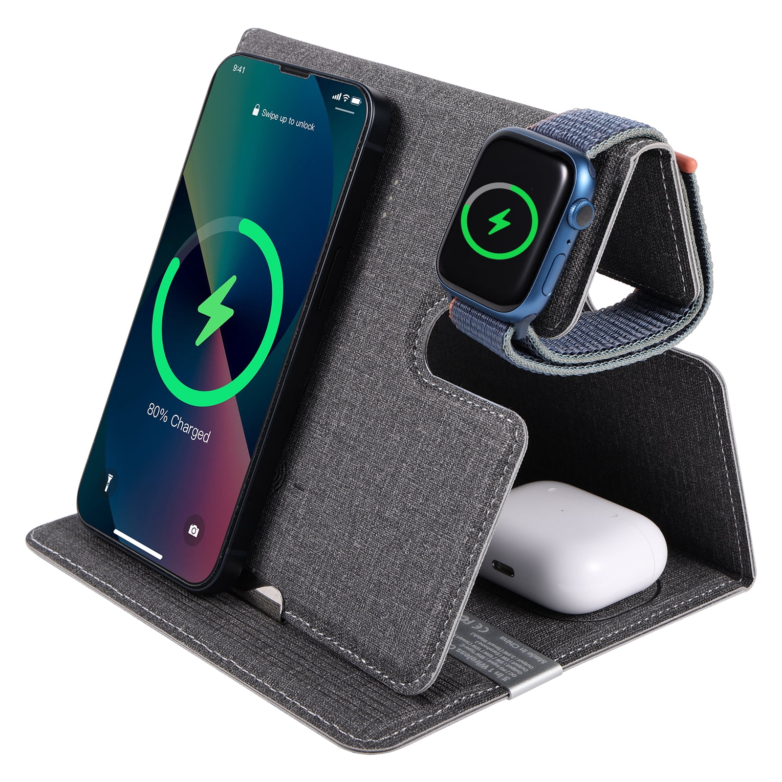 Foldable Wireless Charger, Ant Class Magnetic Travel Wireless Charging ...