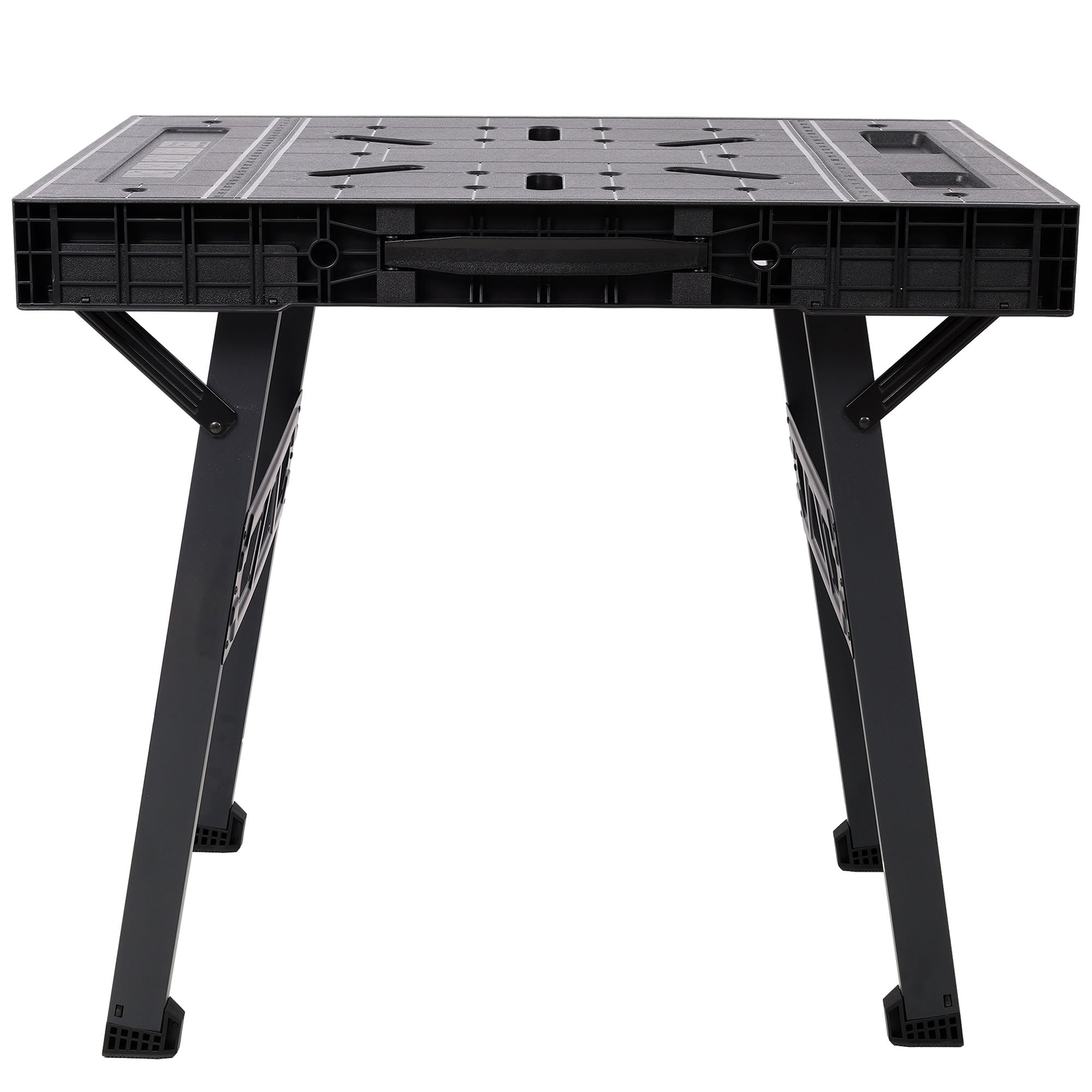 Foldable Work Bench, Black Portable Workstation for Home and Garage ...