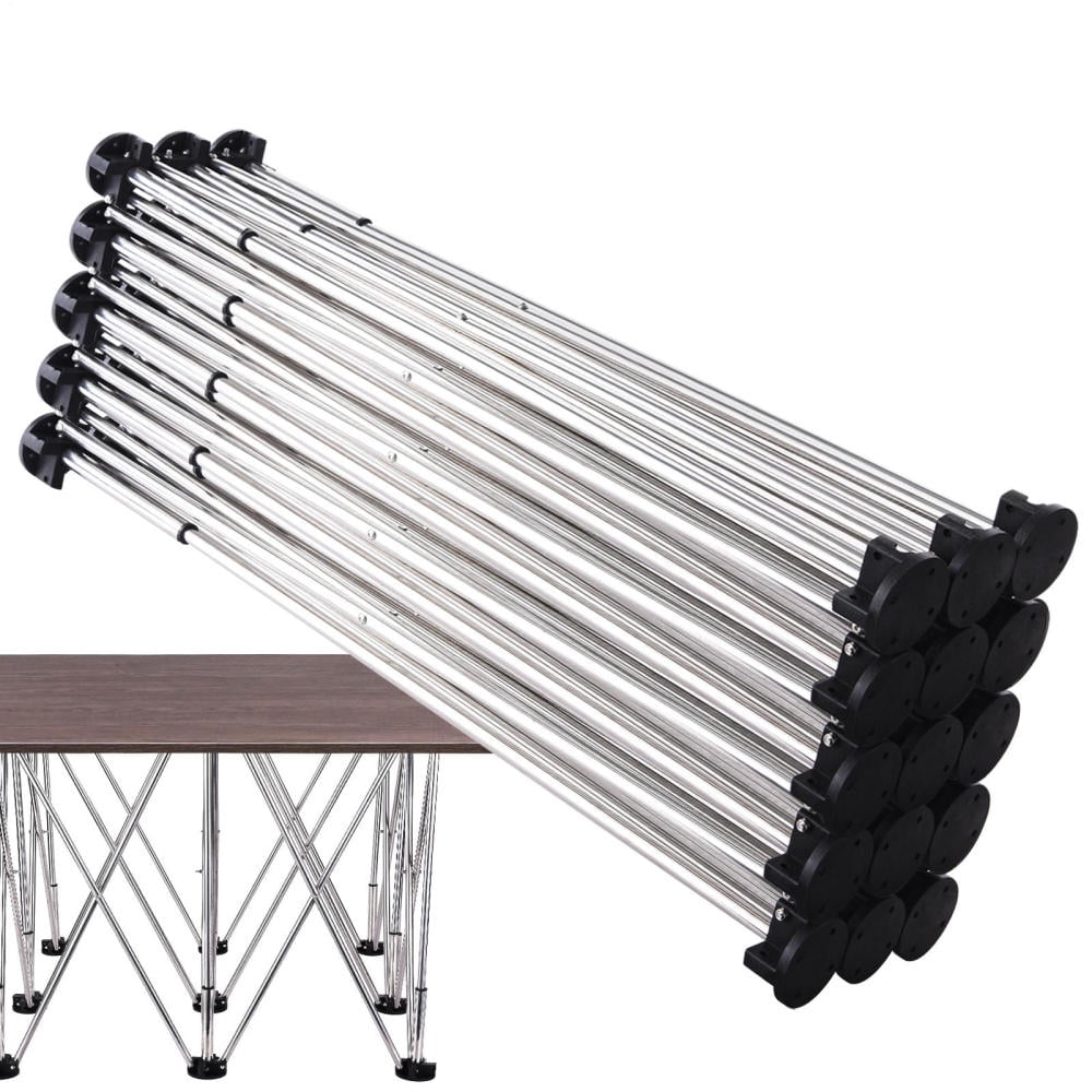Foldable Work Bench Stainless Steel Telescopic Worktable with 15 Legs ...