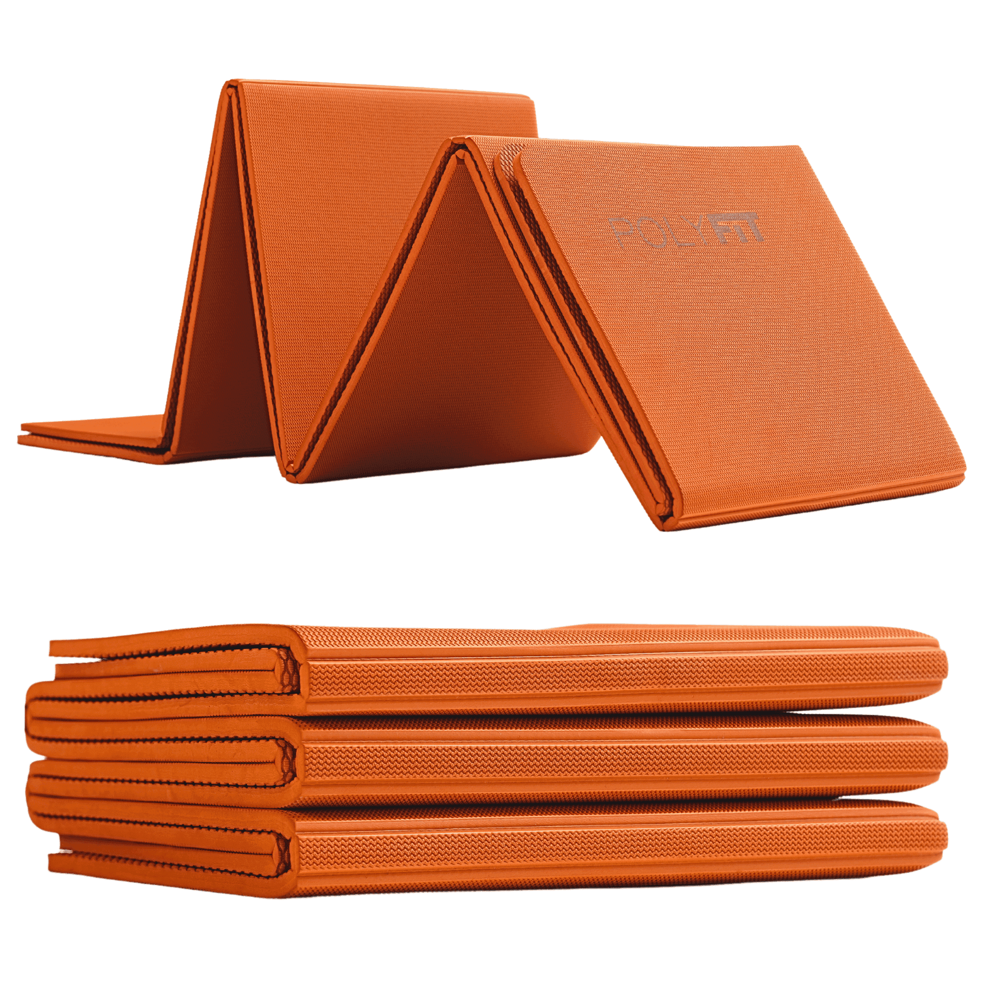 Foldable Yoga Mat for Travel and Home Workouts - 7mm Thick Yoga Mat for ...