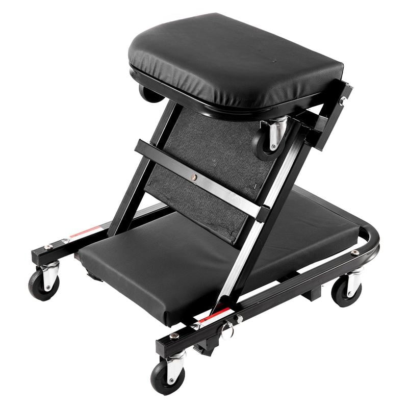 Foldable Z Garage Creeper, Max. 40 in, 450 lbs Load Capacity Rolling ...