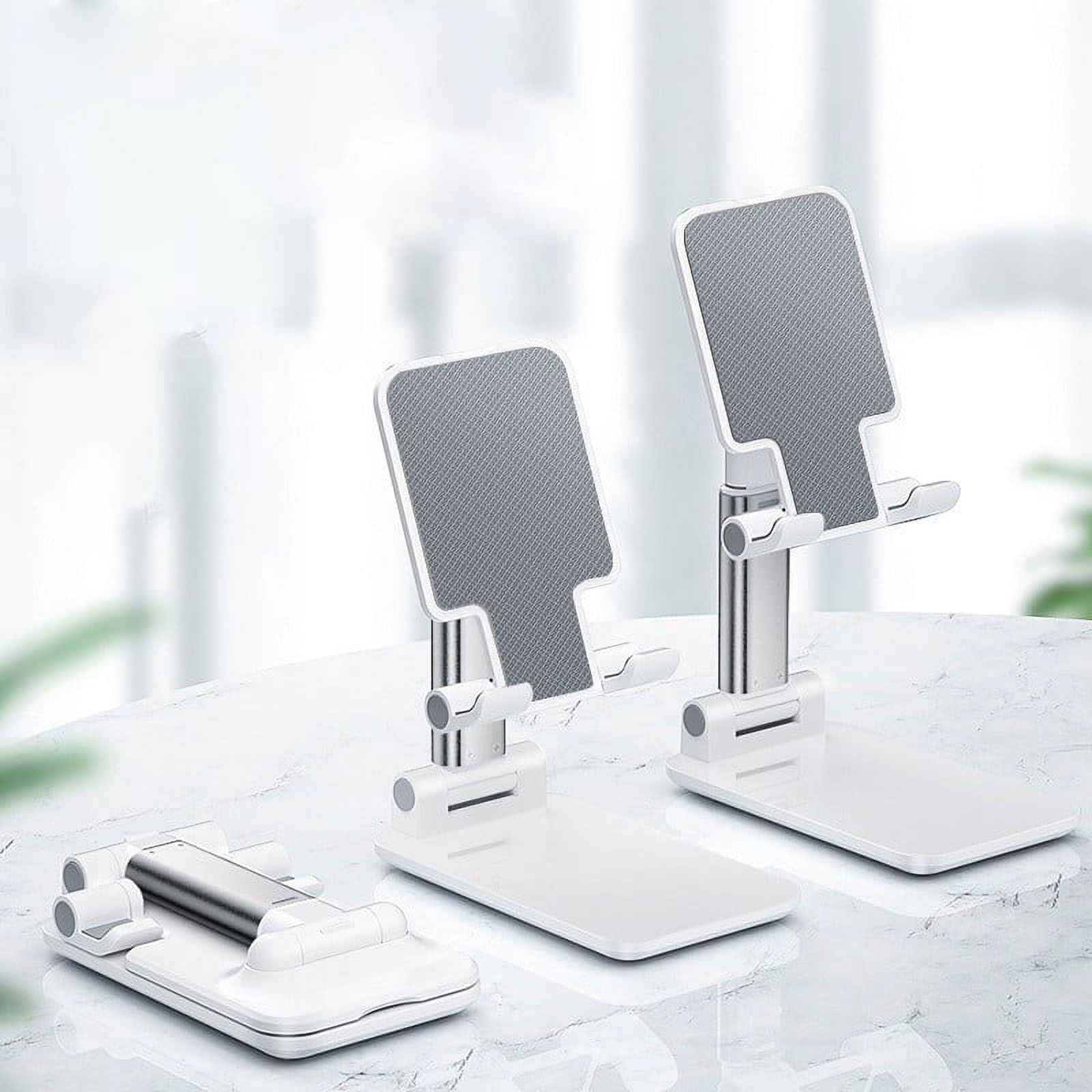 Foldable and Adjustable Desktop Tablet Stand with Phone Holder - for ...